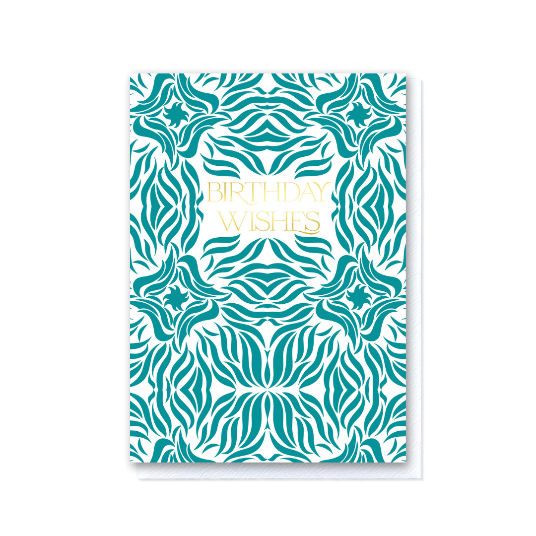 Swishes - Birthday Wishes Teal – Grace Jackson Retail